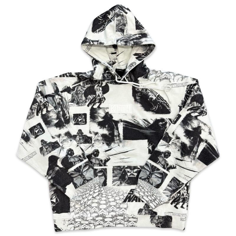 Kith x STAR WARS Darth Vader Illustration Hoodie Waffle – Sole By Style